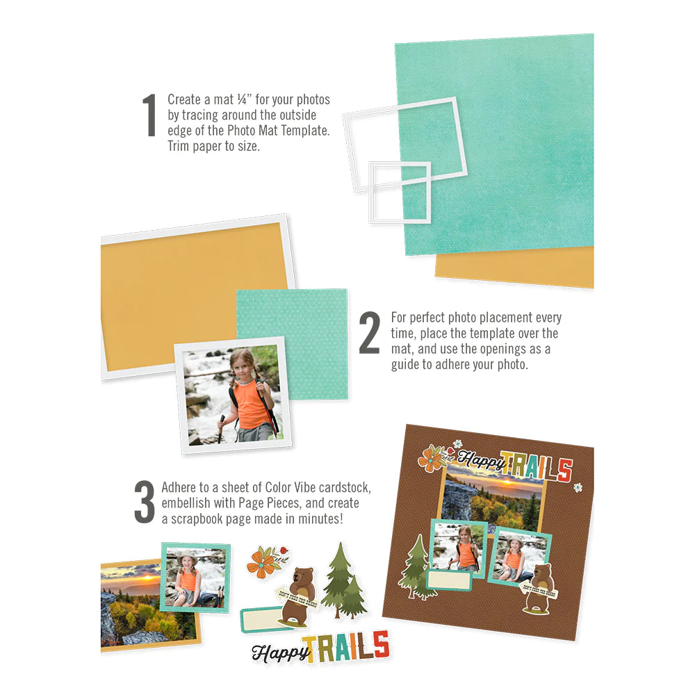 SIMPLE PAGES PHOTO MAT TEMPLATES – Tienda & Taller Jhovi´scrap