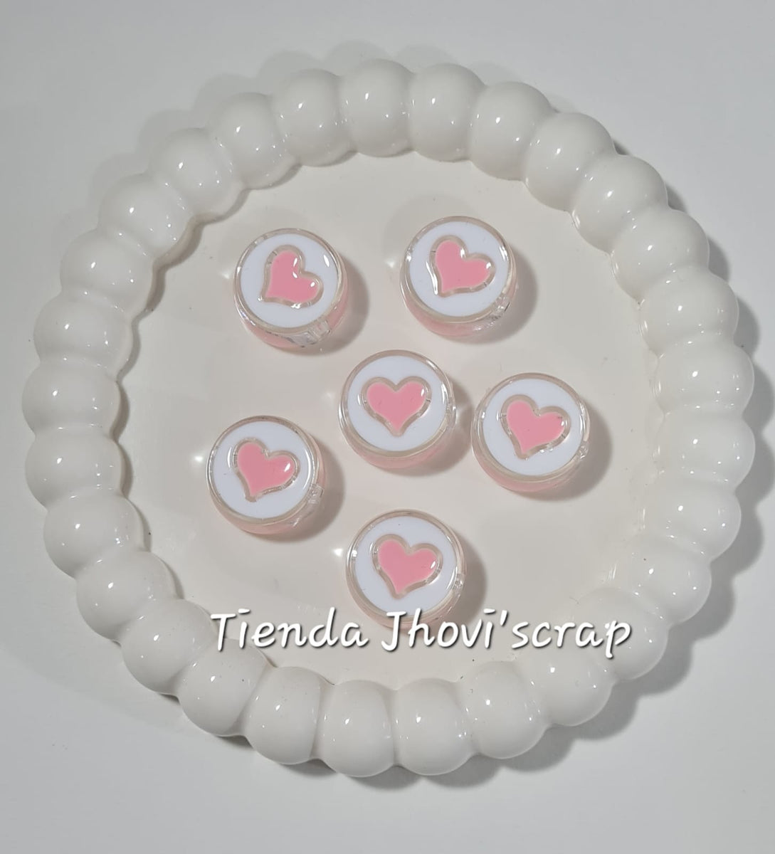 Acrilico corazon transparente – Tienda & Taller Jhovi´scrap