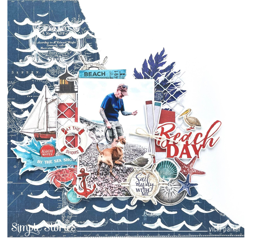 Sticker en capas Vintage Seas – Tienda & Taller Jhovi´scrap