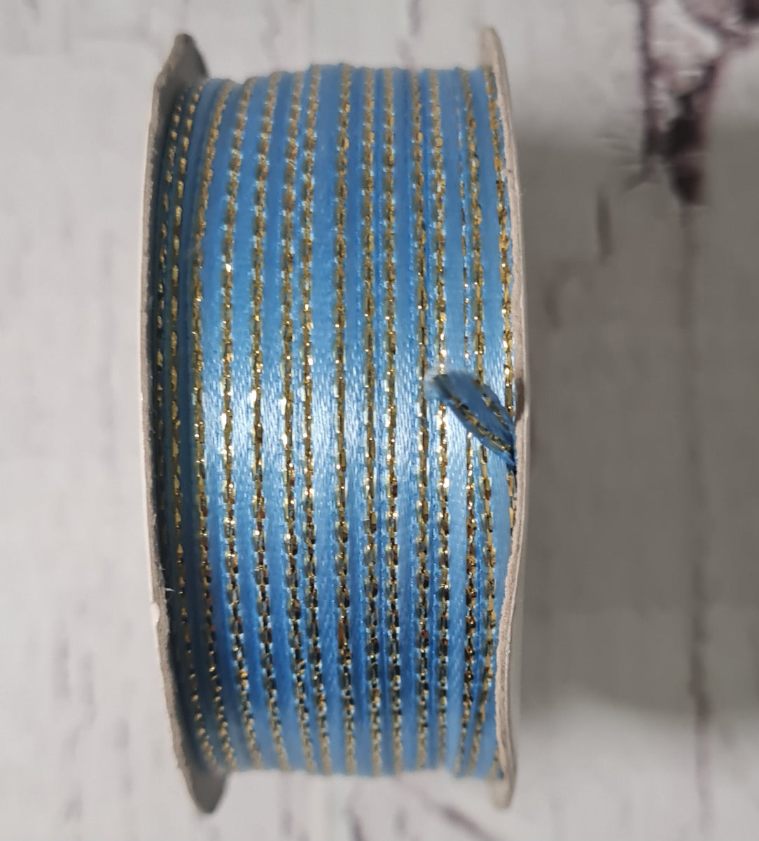 Cinta doble razo lurex Azul – Tienda & Taller Jhovi´scrap