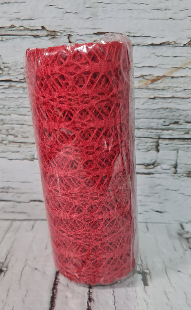 Rollo Encaje Rojo – Tienda & Taller Jhovi´scrap